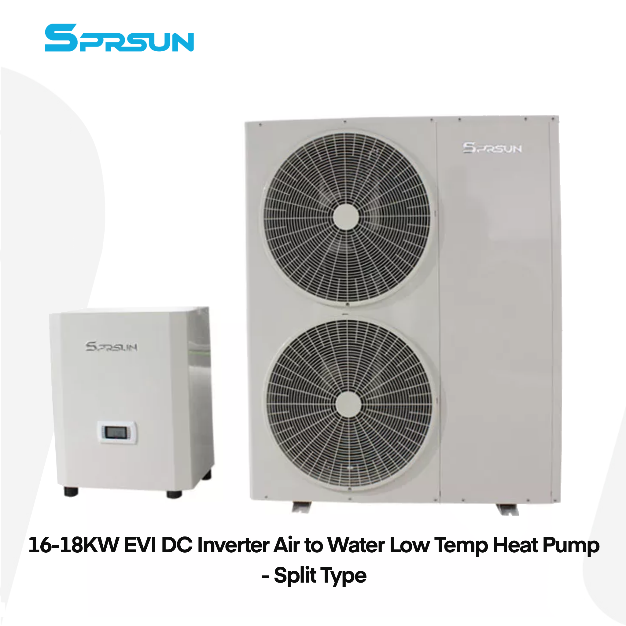 SPRSUN 16-18KW D.C. Inverter Monoblock Air Source Heat Pump Review ...