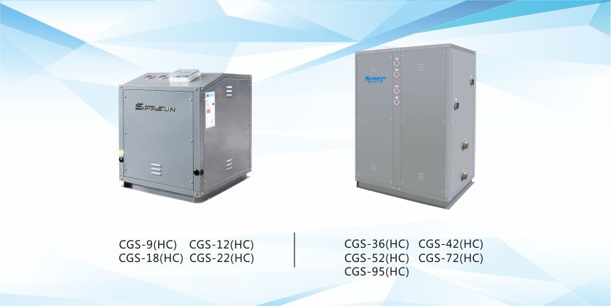 10-25KW High COP Geothermal Water Source Heat Pump for House Heating ...